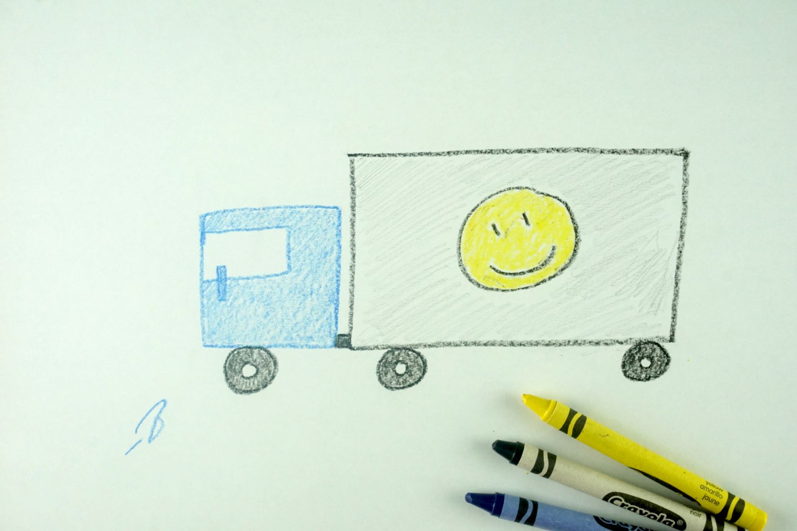 🖍️ How to Draw: A Truck