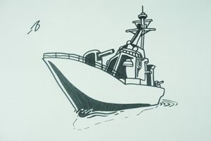 ️ How to Draw: A Battleship